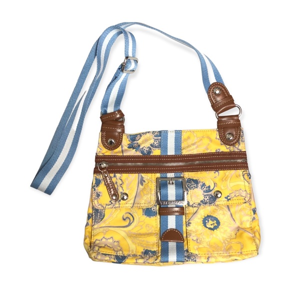 Tyler Rodan | Bags | Tyler Rodan Yellow Blue Paisley Floral Print ...